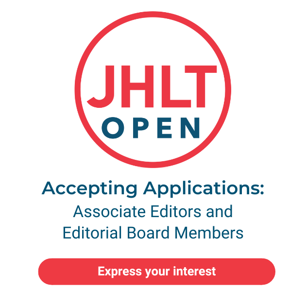 Express Your Interest: JHLT Open Associate Editors and Editorial Board ...