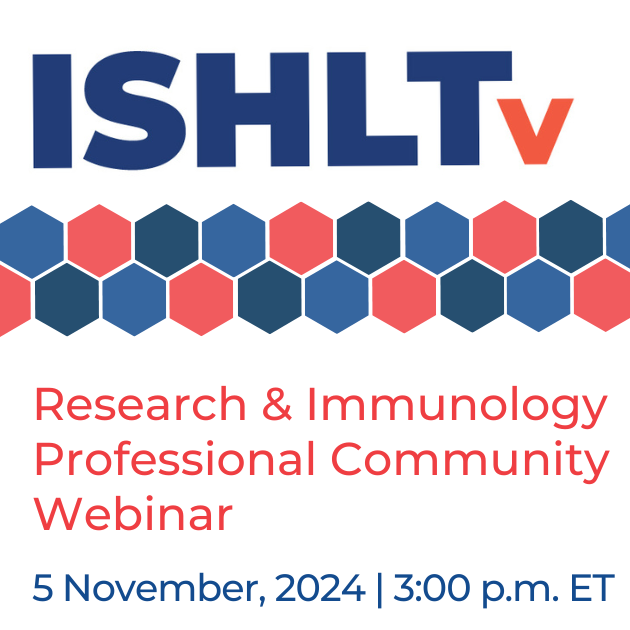 Research Showcase: The Best ISHLT Conference Abstracts | ISHLT