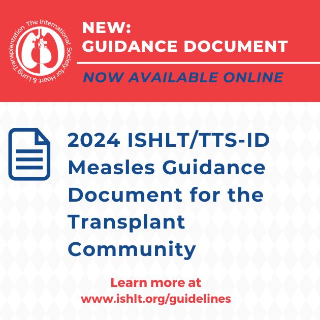 ISHLT/TTS-ID Measles Guidance for the Transplant Community | ISHLT